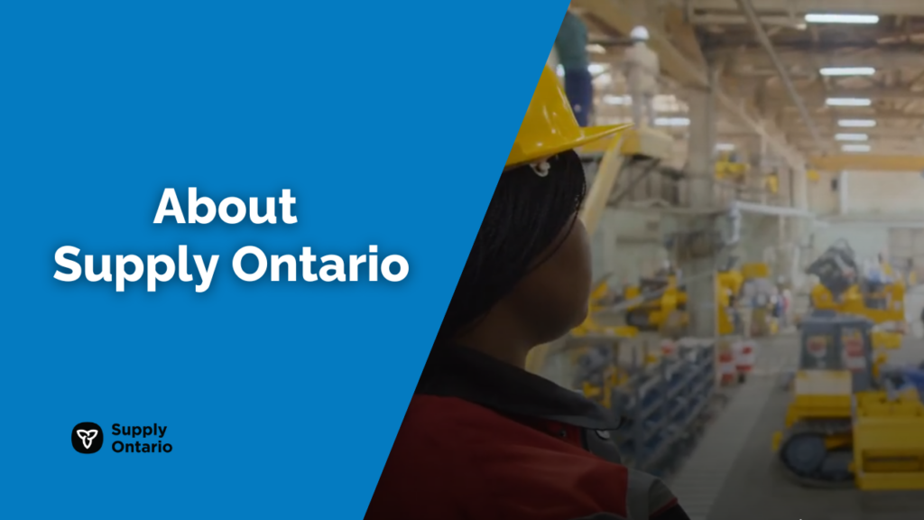 Video: About Supply Ontario - Supply Ontario