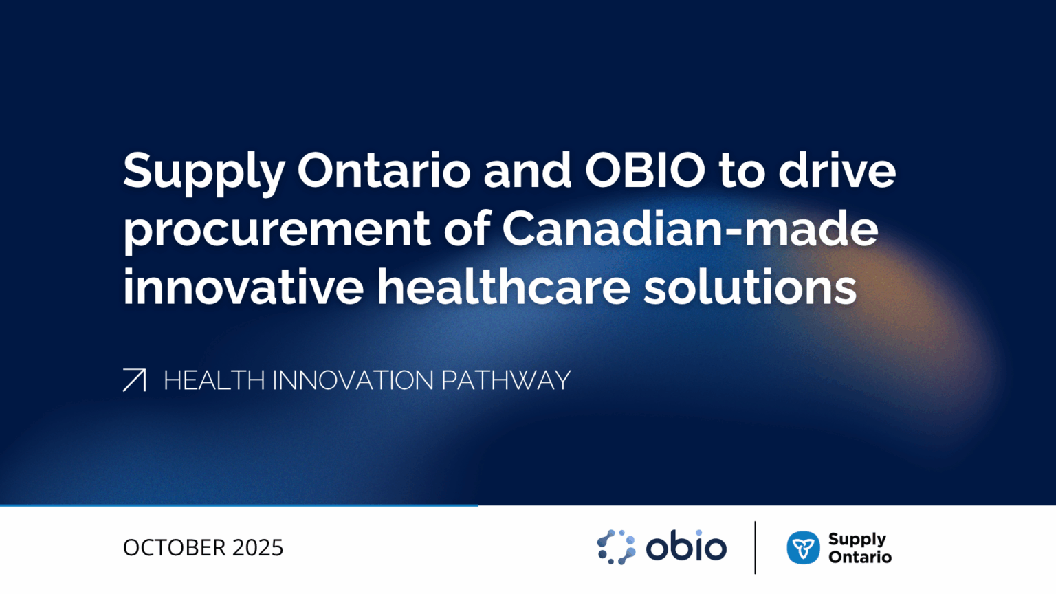 Supply Ontario and OBIO® to drive procurement of Canadian-made ...